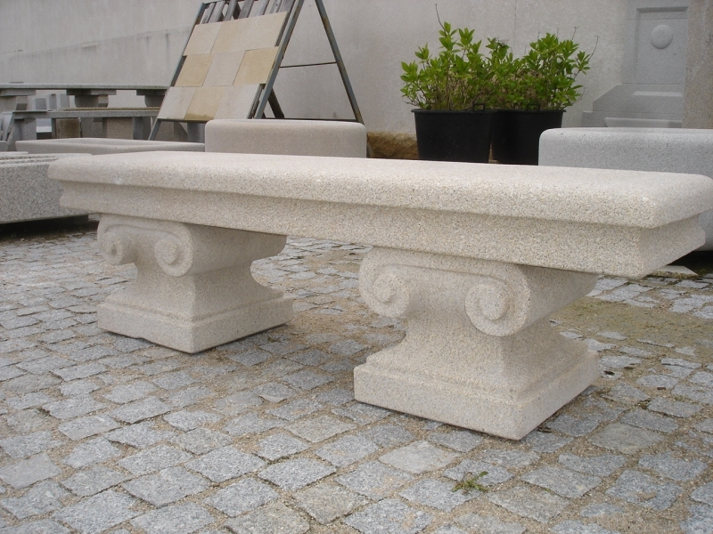 Banc de jardin en pierre naturelle : joomil.ch